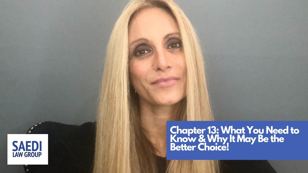 Why Chapter 13 May Be a Better Bankruptcy Choice