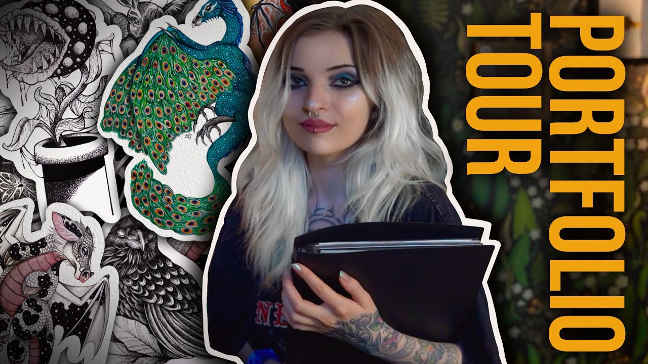 the PORTFOLIO that got me my TATTOO APPRENTICESHIP 🎨🖊️