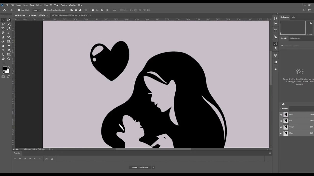 How to Design a Mother's Day Post in Photoshop (Easy Tutorial)
