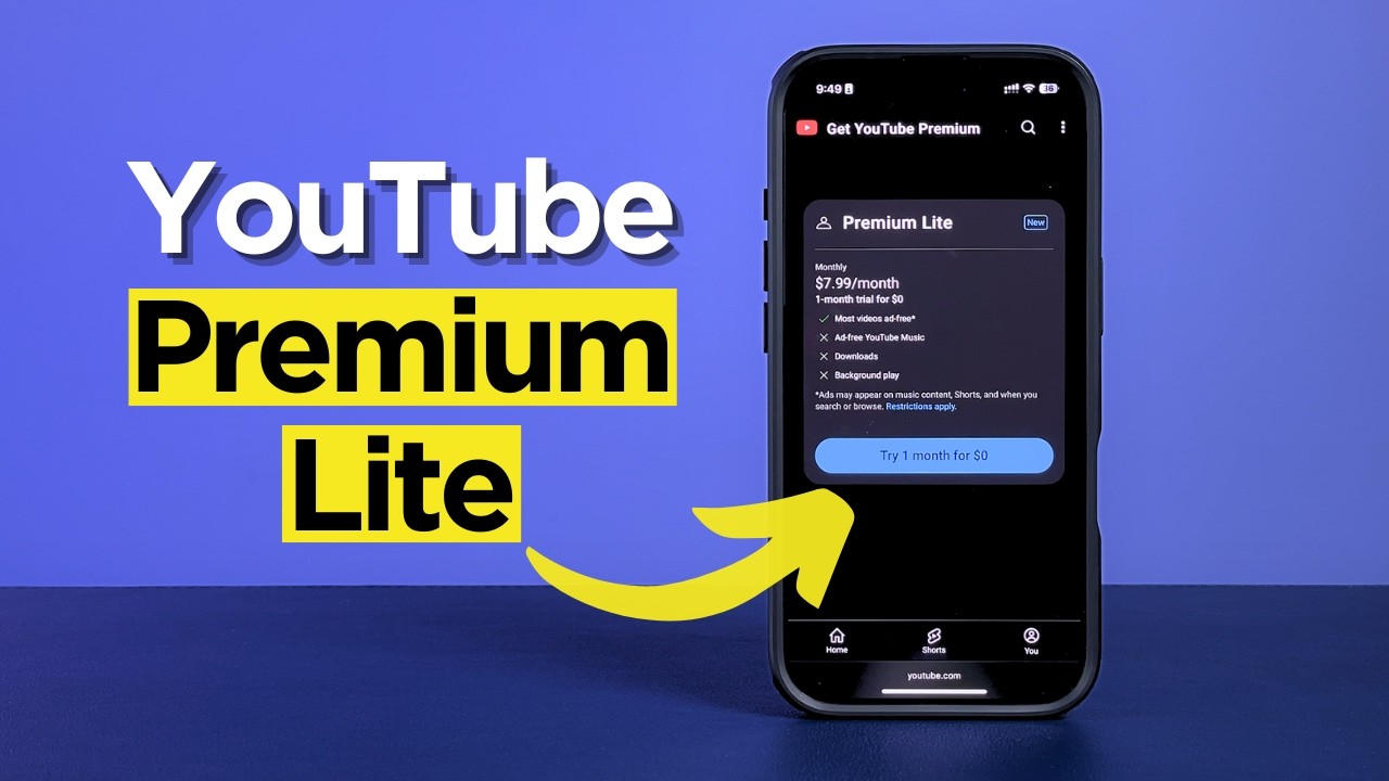 Ich habe YouTube Premium Lite ausprobiert … (damit Sie es nicht müssen)