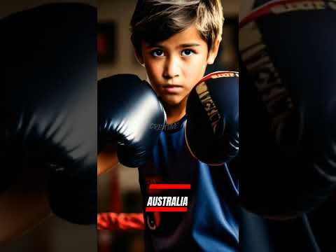 Child boxers from around the world #shorts #boxer #ai