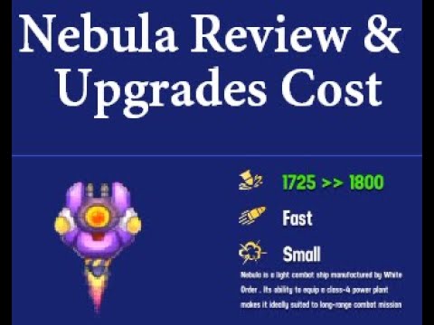 Space Shooter - Nebula Review and Upgrades cost