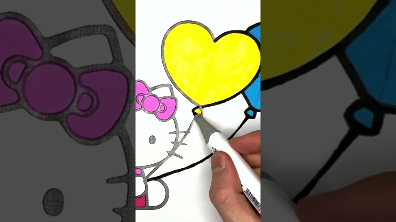 Hello Kitty Coloring Page