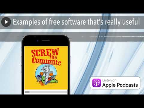 Examples of free software that's really useful