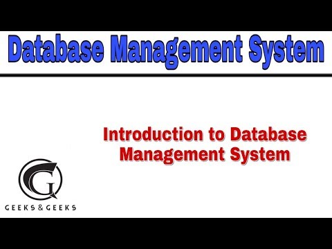 Introduction to Database Management System - Abhishek S. Rao