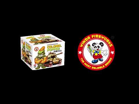 GM1034 Colonel Popper - 31 shot 500 Gram Cake - Winda Fireworks 2024 Production