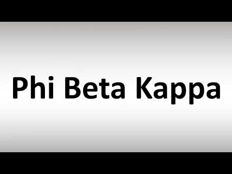 How to Pronounce Phi Beta Kappa