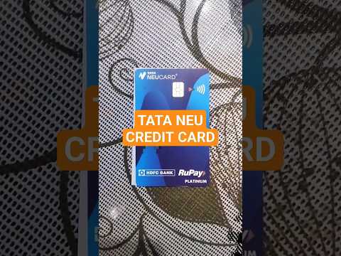 Hdfc bank TATA NEU credit ЁЯТ│ card opening short #hdfc #credit #card #tata @Techkamboj