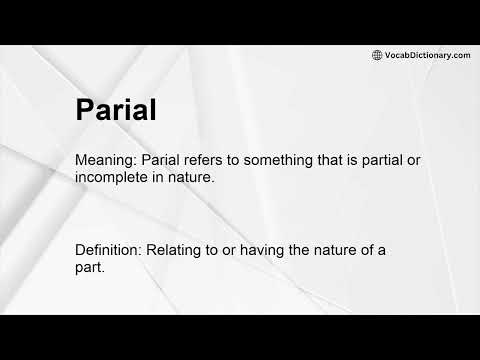 Parial Meaning