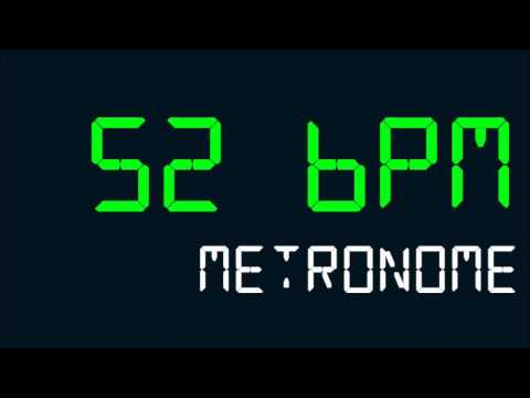 52 BPM (Beats Per Minute) Metronome