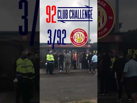 92 Club Challenge - Episode 3: The Lamex Stadium, Stevenage FC