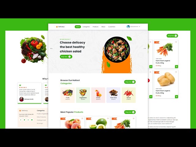 Creating a Responsive Fruits and Vegetables Website: A Step-by-Step ...
