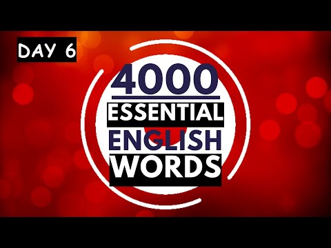 4000 Essential English Words (2nd edition)【DAY 6】