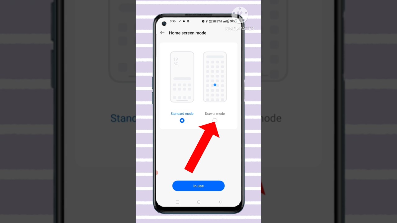 Home Screen app scroll Settings#youtubeshorts #shorts