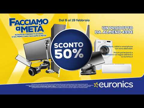 Euronics "Facciamo a Metà"