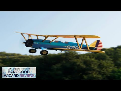 MinimumRC PT-17 Stearman Micro Scale 360mm Wingspan KT Foam RC Airplane Biplane Review