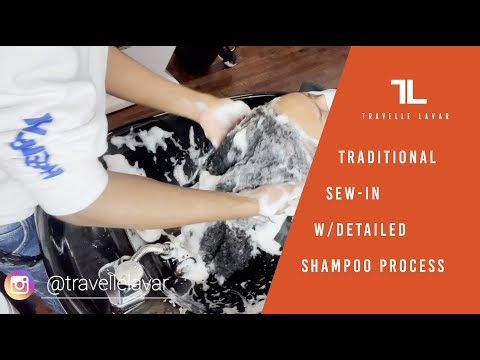 Traditional Sew in install w/DETAILED Shampoo & Conditioning Process