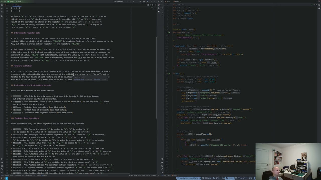 Making a simple CPU: toolchain, emulator and first programs