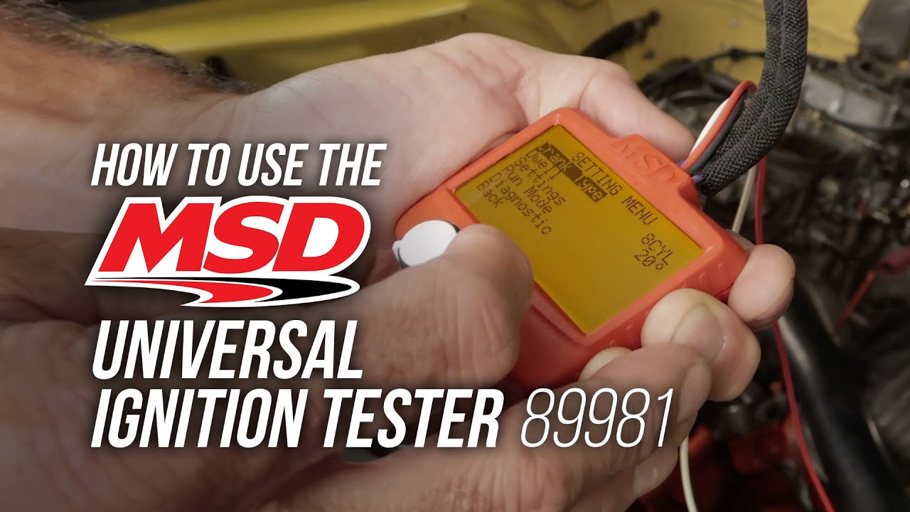 How to Solve Ignition Problems with MSD’s Universal Ignition Tester