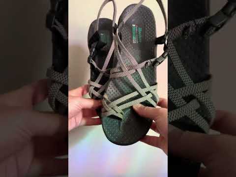 I Wore these Sketchers Sandals Backpacking #sketchers