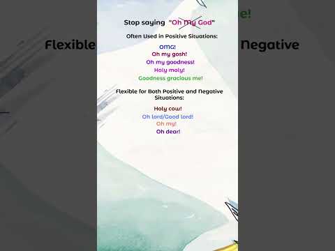 Different Ways to Say 'Oh My God'! #learnenglish #improveyourenglish #englishvocabulary #shorts