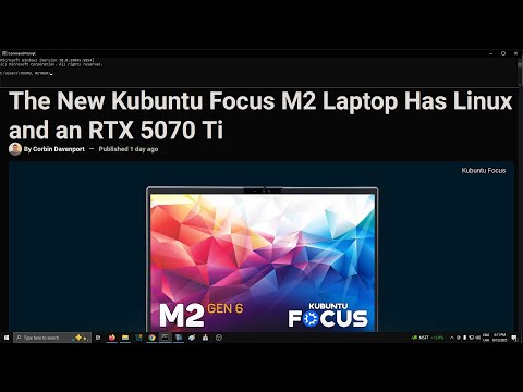 The New Kubuntu Focus M2 Laptop Has Linux and an RTX 5070 Ti