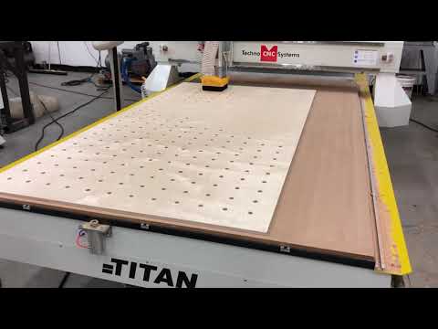 Titan Series CNC Router Video by Techno CNC Systems-