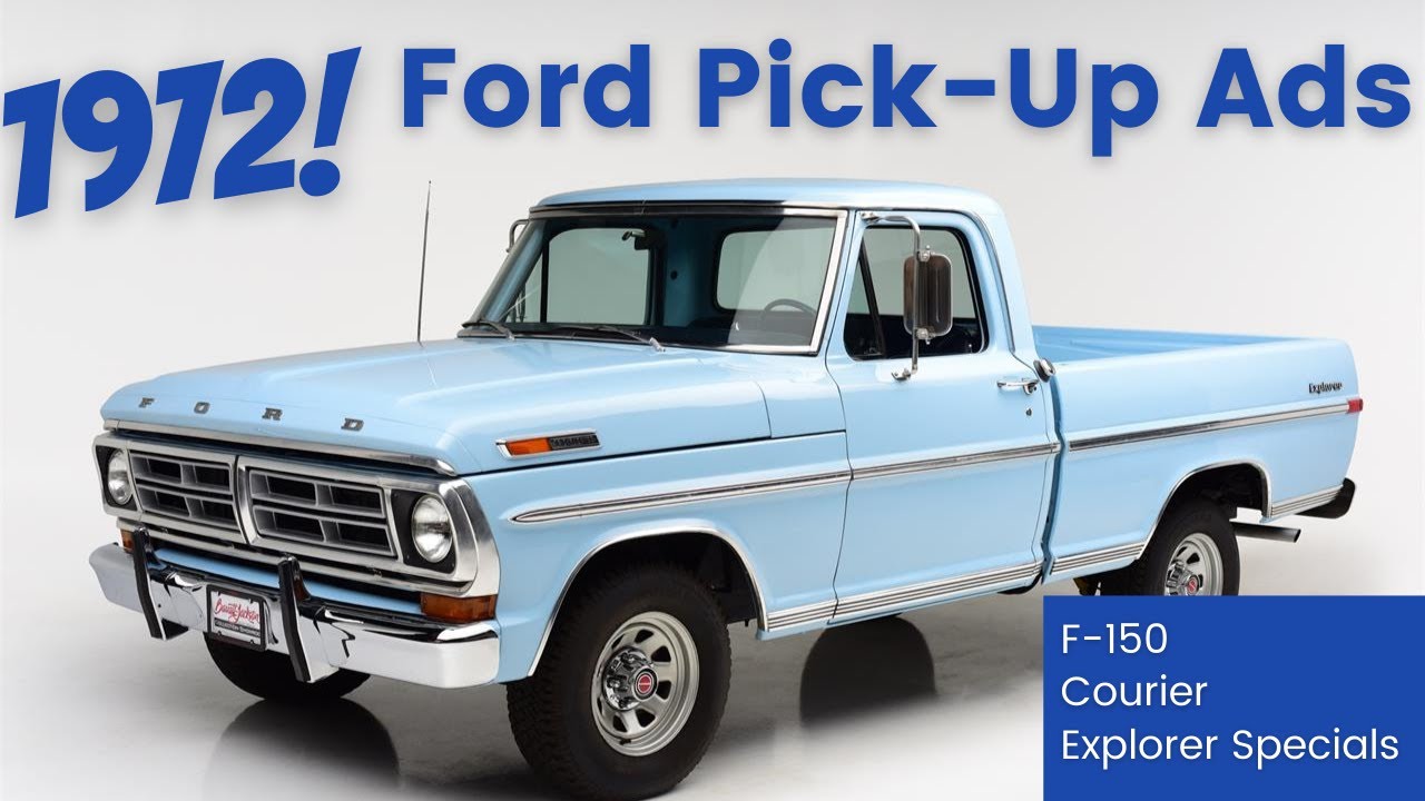 Hilarious 1972 Ford Explorer Commercials, F-Series, Courier, Pick-Up Trucks, More