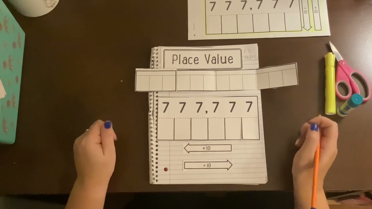 Place Value Interactive Notebook page 3