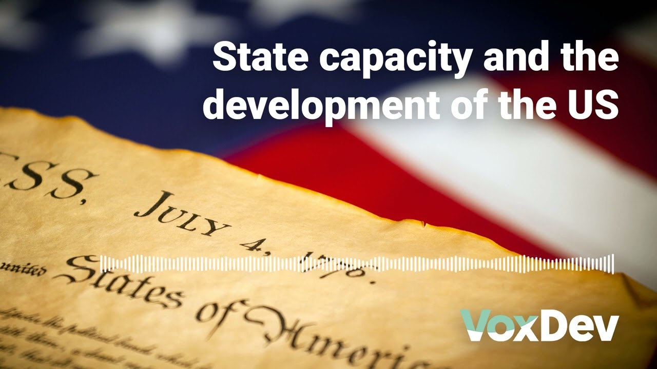 State capacity and the development of the US