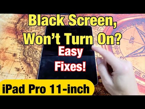 iPad Pro 11in: Black Screen, Won't Turn On? Fixed! (Watch this First!)
