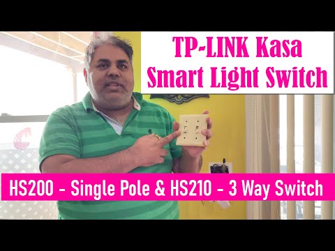 How to Install a Smart Light Switch : TP-Link HS210 3-Way and HS200 Single Pole Smart Light Switch