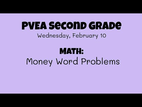 Math (Second Grade): Money Word Problems