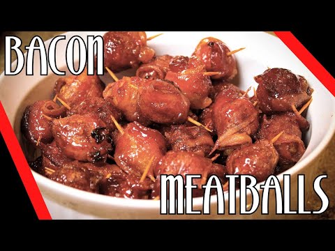BBQ Bacon Wrapped Meatballs Recipe