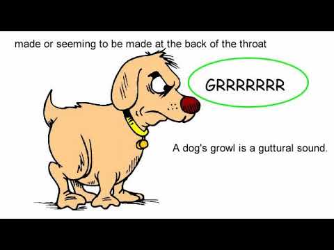 guttural meaning | Vocabulary for Kids | Children's Dictionary | Learn English Vocabulary