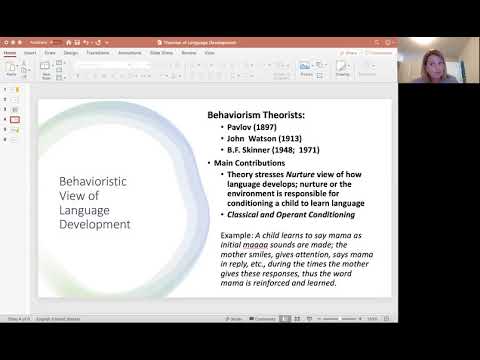 Theories of Development: Language Acquisition