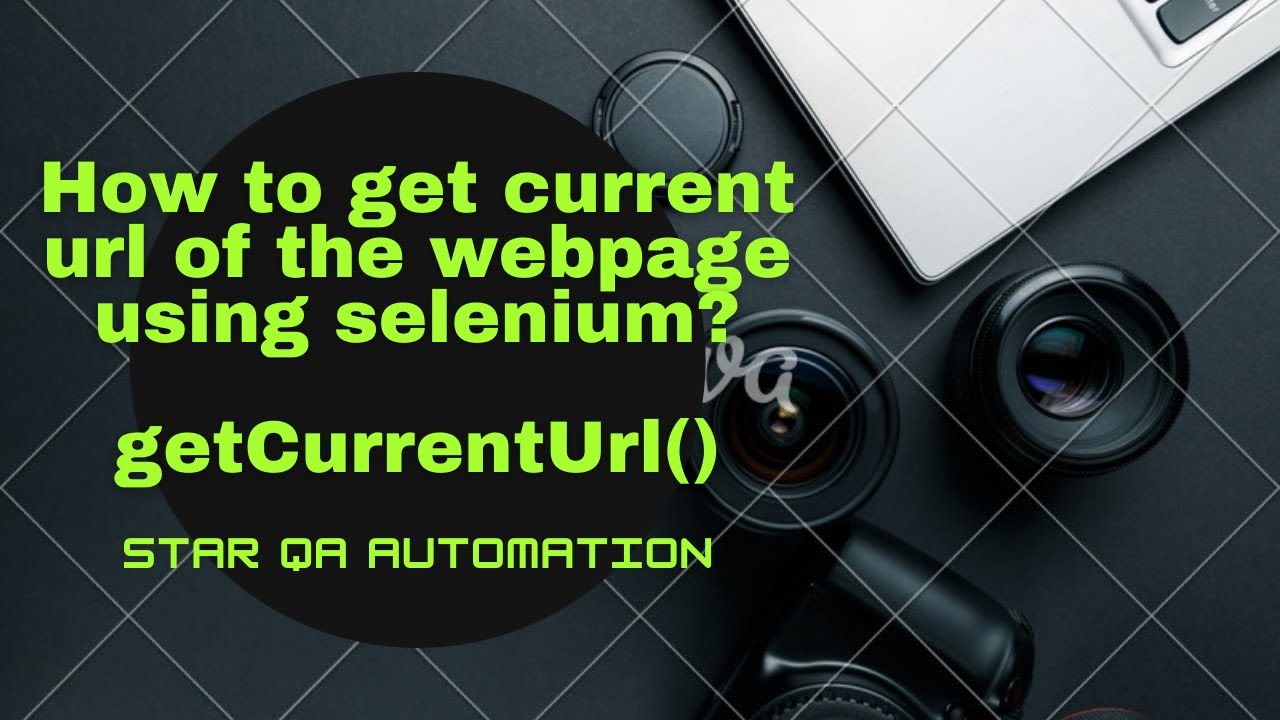 Get current url of the page using selenium