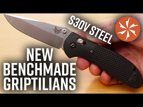 New 2019 Benchmade Griptilian Folding Knives With S30V Blade Steel Now Available at KnifeCenter.com