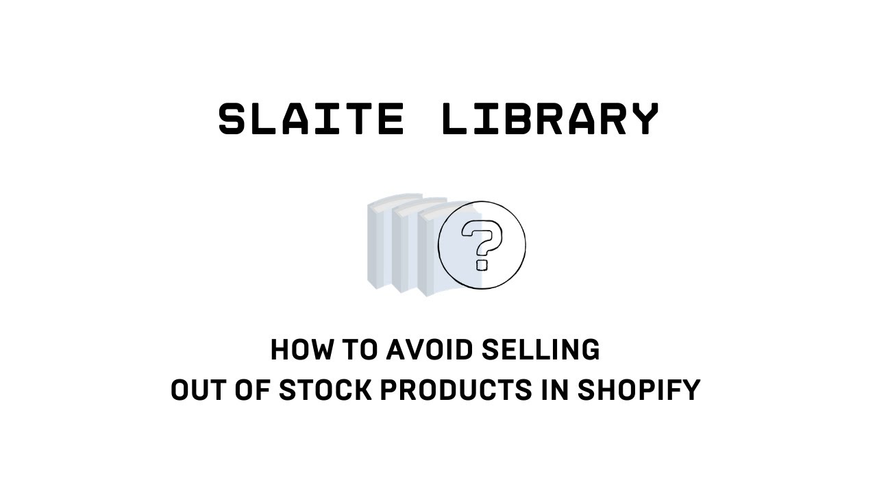 Slaite Library: Order Processing Settings