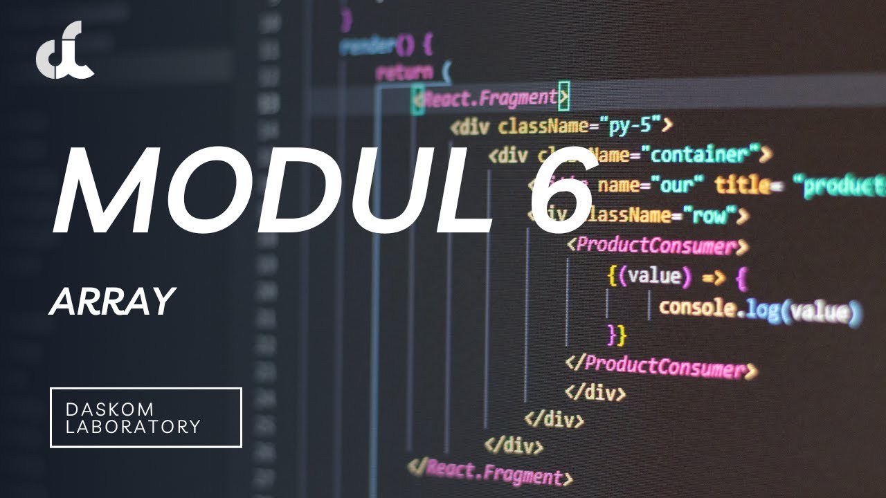 Tutorial Modul 6 | Array