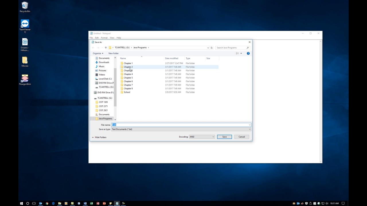 Creating a Java Program using a Text Editor and the Command Prompt