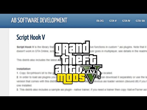 How to Install Script Hook V (GTA 5 Mods) | GTA Wood