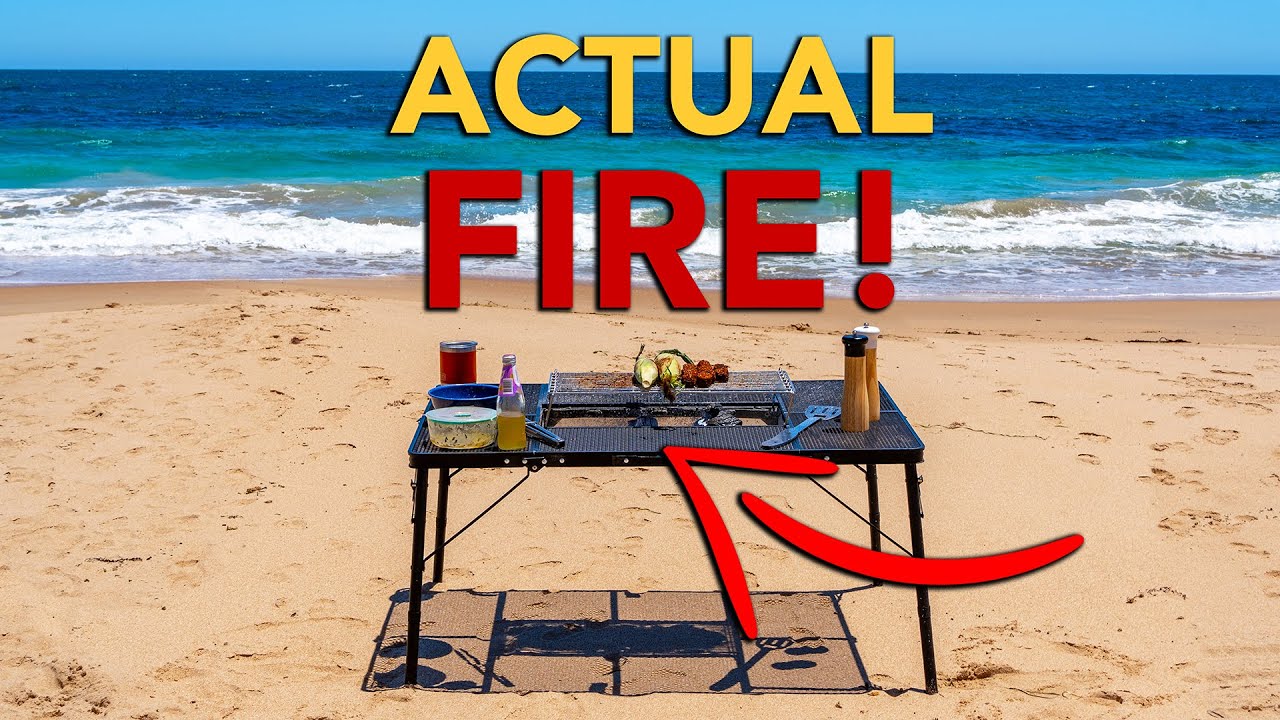 Camp Table...With a FIRE In It!? Aroundfire Gatherlite Camping Table Review