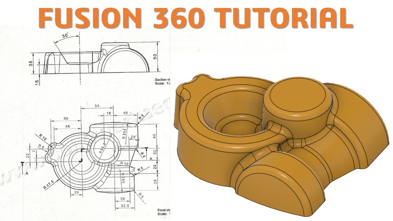 Fusion 360 Tutorial #53 | 3D Model Basic Beginners