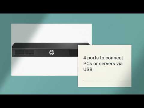 AF611AR HP 4 x Ports USB/PS2 KVM Console Switch