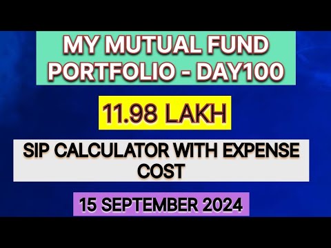Sip calculator with expense ratio | Mutual fund calculation with expense cost #mutualfunds #sip