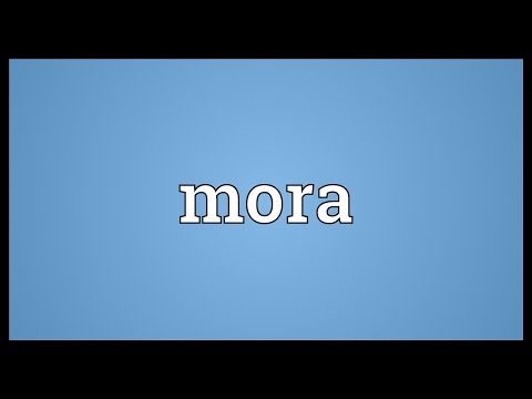 Mora Meaning