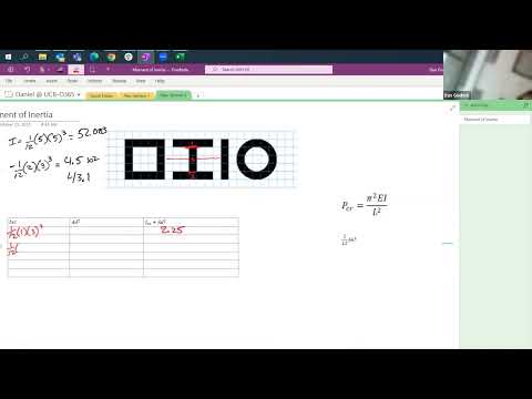 Moment of Inertia Of I Beam 2-ways