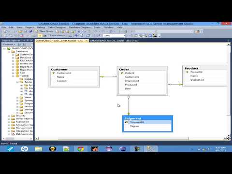 How to create ERD using SQL Server Database