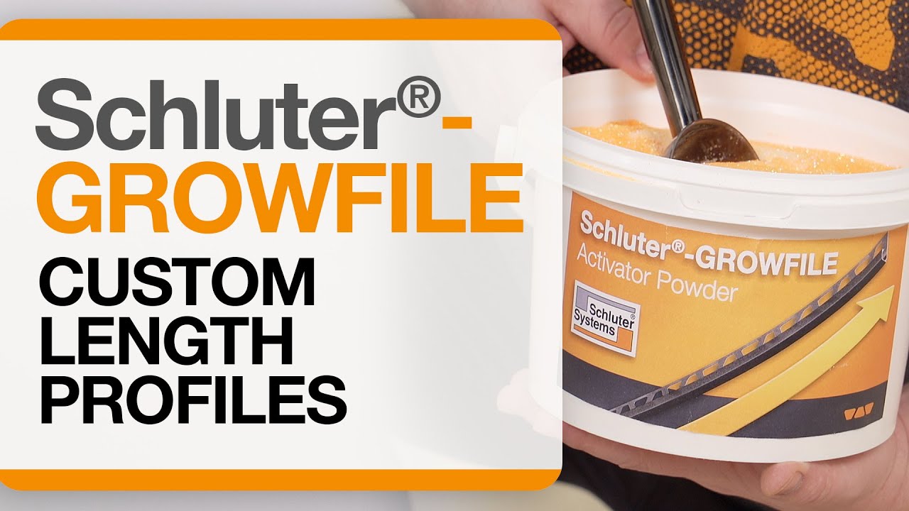 Introducing Schluter®-GROWFILE: Custom length Profiles!